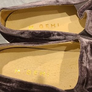 M. Gemi | Shoes | M Gemi Cerchio Velvet Purple Slip On Sneaker Size ...